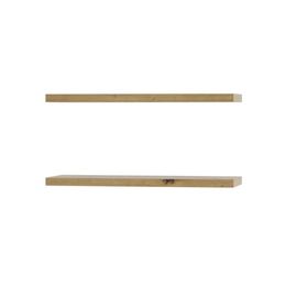 Mid.you Wandboardset, Eiche Artisan, Holzwerkstoff, 2-teilig, 65x3x24 cm, Wohnzimmer, Regale, Wandboards