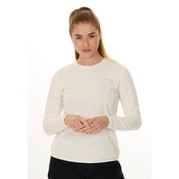 Funktionsshirt Endurance "Leah", Herren, Gr. 40, wei&szlig;, 93% Polyester, 7% Elasthan, meliert, normal, Rundhals, Shirts Funktionsshirt, mit reflektierenden Details