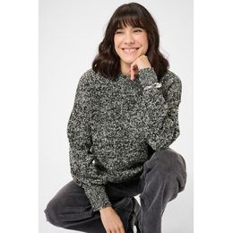 Kaffe Pullover in Schwarz/ Wei&szlig; - 45% | Gr&ouml;&szlig;e S | Damen-pullover-cardigans