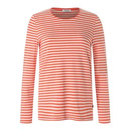 Maerz Muenchen Longsleeve in Orange/ Wei&szlig; - 59% | Gr&ouml;&szlig;e 42 | Damen-tops