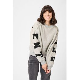 Kaffe Sweatshirt in Hellgrau - 59% | Gr&ouml;&szlig;e XXL | Damen-sweatshirts-jacken