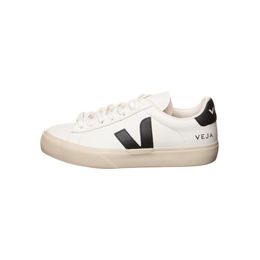 Veja Leder-Sneakers "Campo" in Wei&szlig;/ Schwarz - 43% | Gr&ouml;&szlig;e 37 | Damen-sneakers