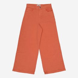 Simonetta Orangefarbene Wide Leg Jeans