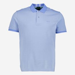 BOSS Hellblaues Poloshirt mit Logo-Detail