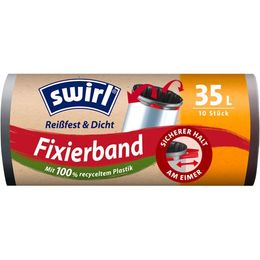 Swirl M&uuml;llbeutel 35 l Fixierband mit 100 % recyceltem Plastik