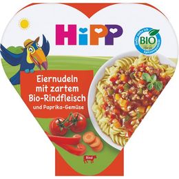HiPP Kinderteller Eiernudeln mit Paprika-Gem&uuml;se und zartem Rindfleisch ab 1 Jahr