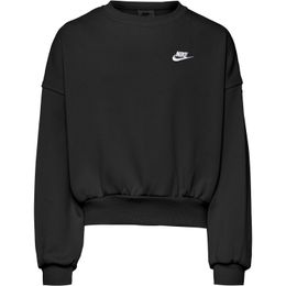 Nike Nsw Club Fleece Sweatshirt M&auml;dchen - schwarz - Gr. 158/164 - Baumwolle/Polyester