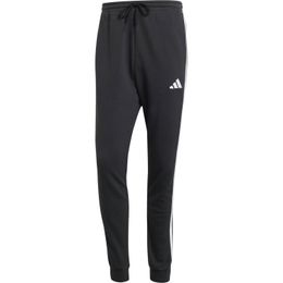 Adidas M 3s Ft Tc Pt Trainingshose Herren - schwarz - Gr. L - Baumwolle/Polyester/Viskose