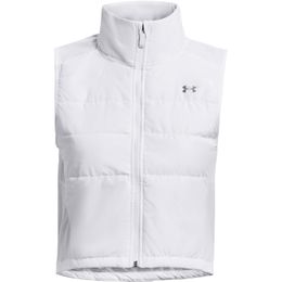Under Armour Launch Insulated Vest Laufweste Damen, wei&szlig;, Gr&ouml;&szlig;e: M