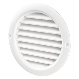 toom L&uuml;ftungsgitter &Oslash; 100/125 mm wei&szlig;