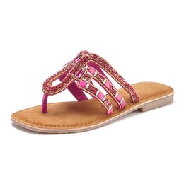 Vivance By Lascana Zehentrenner Damen Gr&ouml;&szlig;e 38 gold / pink