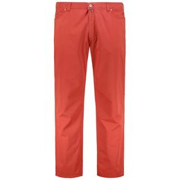 Gro&szlig;e Gr&ouml;&szlig;en Pierre Cardin Baumwollhose &bdquo;Lyon&ldquo; mit Stretch, Slim Fit Farbe ziegelrot Gr&ouml;&szlig;e: 58
