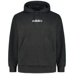 Gro&szlig;e Gr&ouml;&szlig;en Adidas Hoodie aus Materialmix Farbe schwarz Gr&ouml;&szlig;e: XXL