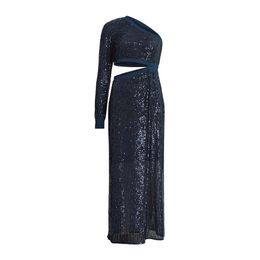 AllSaints Kleid 'DAISY TOPAZ' Damen Gr&ouml;&szlig;e 40 nachtblau Winterkleid