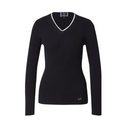 19V69 Italia Pullover 'Valesca' Damen Gr&ouml;&szlig;e M schwarz / wei&szlig;