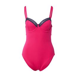 Calvin Klein Swimwear Badeanzug Damen Gr&ouml;&szlig;e L navy / pink