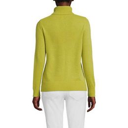 LANDS' END Rollkragen-Pullover aus Kaschmir, Damen,  Gr&uuml;n, Kaschmir, by Lands' End