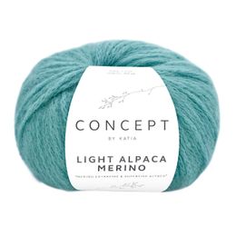 Light Alpaca Merino von Katia, Hellblau, aus Schurwolle