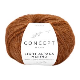 Light Alpaca Merino von Katia, Kastanienbraun, aus Schurwolle