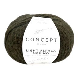 Light Alpaca Merino von Katia, Moosgr&uuml;n, aus Schurwolle