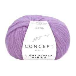 Light Alpaca Merino von Katia, Lavendel, aus Schurwolle