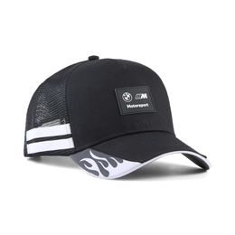Puma Damen Flex Cap "BMW M Motorsport Lifestyle Trucker-Cap Erwachsene", schwarz, mehrfarbig, Obermaterial: 100% Baumwolle; Futter Vorderteil: 100%