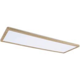 Paulmann LED Panel "Atria Shine 22W 4000K 580x200 Eiche Kunststoff IP44", 1, H: 3cm, braun, Leuchten, Hintergrundbeleuchtung