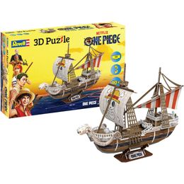 Revell Kinder 3D-Puzzle "One Piece, Going Merry", bunt, B:32,5cm H:29cm T:19cm, Puzzles