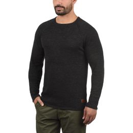 Blend Herren Strickpullover "BHDan"schwarz 2, Gr. XL, meliert, Feinstrick, 50% Baumwolle, 50% Polyacryl, Pullover, Stilvoller Strickpullover mit
