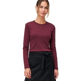 Zero Damen Kurzarmshirt "Damen mit Wellenkante"mystic berry, Gr. 40, unifarben, Jersey, Obermaterial: 100% Baumwolle, Shirts, weiteres Detail