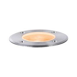 LED Einbauleuchte Paulmann, H:13cm &Oslash;:11cm, silber, Leuchten, "IP65 110mm 2200K 4,3W 320lm 230V Edelstahl geb&uuml;rstet, Kunststoff", Bodeneinbauleuchte