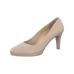 Paul Green Damen Pumps "Paul Green Pumps Leder", Gr. 40,5, beige, Leder, Schuhe