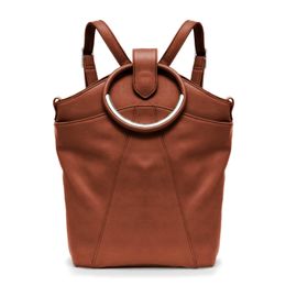 Gretchen Damen Cityrucksack "Maple Metal Backpack"braun, Leder, Rucksäcke