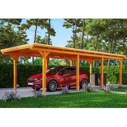 Skan Holz Einzelcarport SKANHOLZ, braun, Carports, "Emsland"