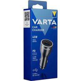 Varta Autobatterie-Ladeger&auml;t "45 Watt Output 1x USB-A / 1x USB-C PD", grau, Ladeger&auml;te