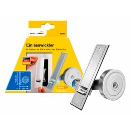 Schellenberg Einlass-Gurtwickler "f&uuml;r das Rollladensystem Maxi, Lochabstand 16 cm, Unterputz-Montage", 1 Stk., silber, Gurtwickler, f&uuml;r