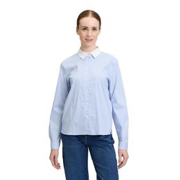Cartoon Damen Klassische Bluse "Damen mit Strass", blau, Gr. 40, Obermaterial: 78% Baumwolle, 19% Polyamid, 3% Elasthan, Blusen