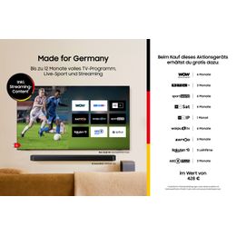 Samsung QLED-Fernseher "GQ65Q6FAAU", 65 &prime;&prime;schwarz, Fernseher