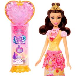 Mattel Kinder Anziehpuppe "Disney Prinzessin, Juwel Reveal Belle Puppe"bunt, Puppen