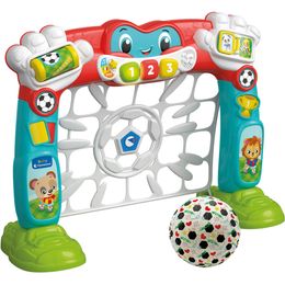 Clementoni Kinder Lernspielzeug "Baby Clementoni, Interaktives Fußballtor", bunt, Kunststoff, Lernspielzeug, mit Licht u. Sound; Made in Europe, FSC