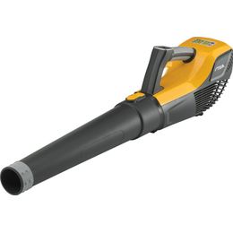 Akku-Laubbl&auml;ser STIGA GARDEN, B:16cm H:26cm L:101cm, gelb, Kunststoff, Laubsauger, "BL 500e", 198 km/h Blasgeschwindigkeit, mit Akku 48V/2Ah und