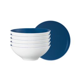 Seltmann Weiden Schale "Dessertschalen Life Fashion &oslash; 14,6 cm 6er Set", B/H/L: 14,6cm, blau, Sch&uuml;sseln