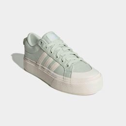 Damen Sneaker "BRAVADA 2.0 PLATFORM", adidas Sportswear, Gr. 42,5, weiß, Textil, Schuhe, Design auf den Spuren des adidas Nizza