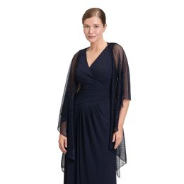 Vera Mont Damen Multifunktionstuch "Damen im Glitzer-Look", blau, Polyester, Modet&uuml;cher