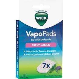 Wick Inhalations-Zusatz "VapoPads Rosmarin & Lavendel - VBR", wei&szlig;, Hautpflegemittel, Passen zu unseren Luftbefeuchtern, Inhalatoren & Diffusoren,