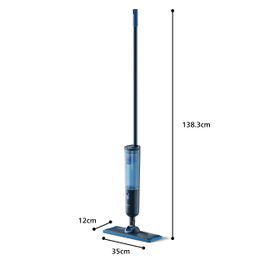 Philips Akku-Wischmopp "OneUp elektrischer Wischer 3000 Series XV3101/11", B:35cm H:138,3cm T:12cm, blau, Akkusauger, 50 min Akku-Laufzeit, inkl. 2