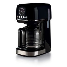 Ariete Filterkaffeemaschine "1396S Moderna schwarz, 1,5 L mit Timer und Warmhaltefunktion", 15, schwarz, Kaffeemaschinen