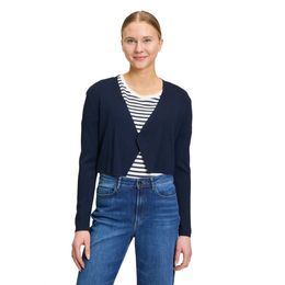 BETTY & CO BETTY & CO Damen Strickjacke "Damen ohne Verschluss", blau, Gr. 38, Feinstrick, Obermaterial: 64% Viskose, 36% Polyamid, Strickjacken, Struktur