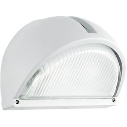 Eglo Wandleuchte "Onja Au&szlig;en-Wandlampe, Au&szlig;enleuchte aus Aluguss und Glas, E27, IP44", 1, H: 15,5cm, 1 Stk.wei&szlig;, Leuchten, Wand-/Deckenleuchte - L22