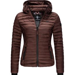 Marikoo Damen Steppjacke "Samtpfote", braun, Gr. XS, Oberstoff: 100% Nylon; Futter: 100% Polyester; Wattierung: 100% Polyester, Jacken, ultraleichte